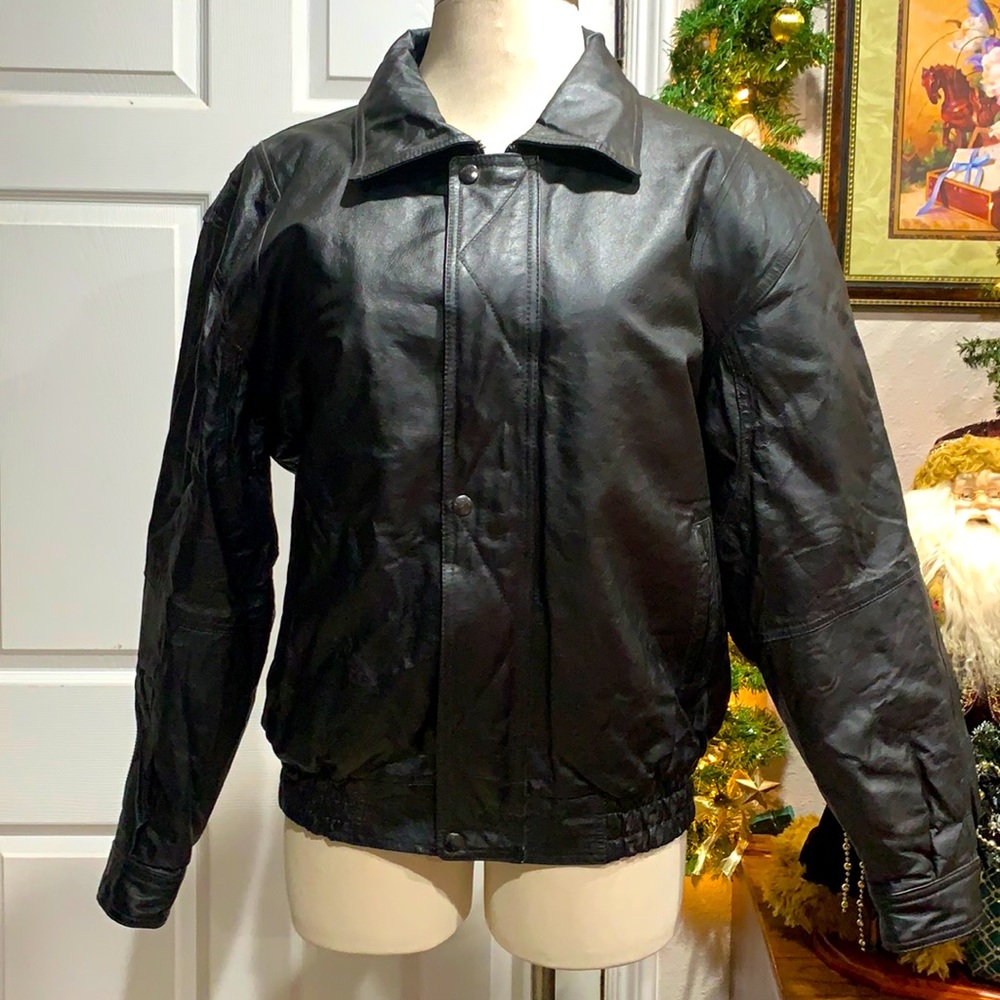 Phase 2 C2 Men's Black 100% Leather Jacket - Gem
